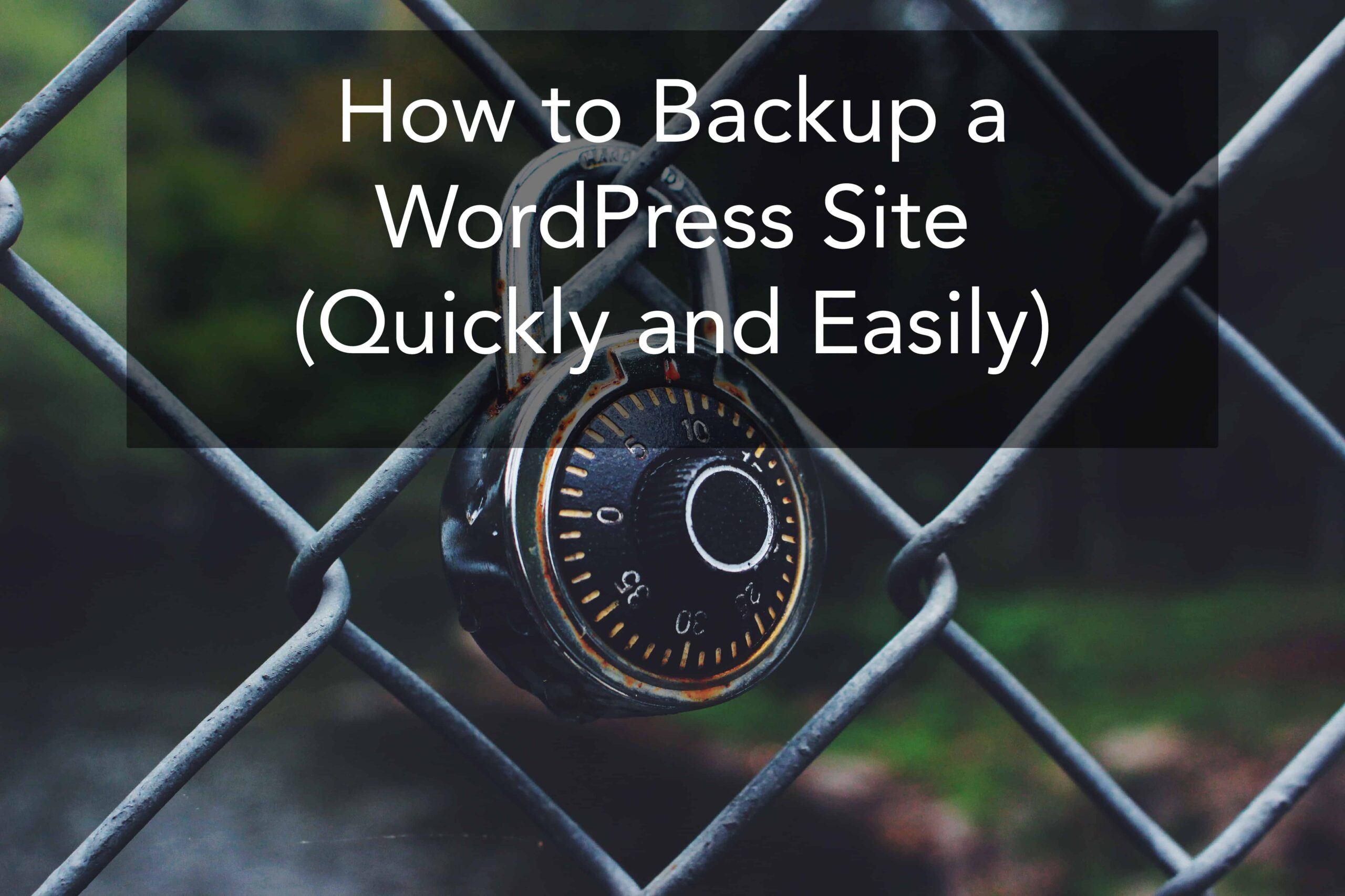How to Backup a WordPress Site (Easy and Free Step-by-Step Guide ...