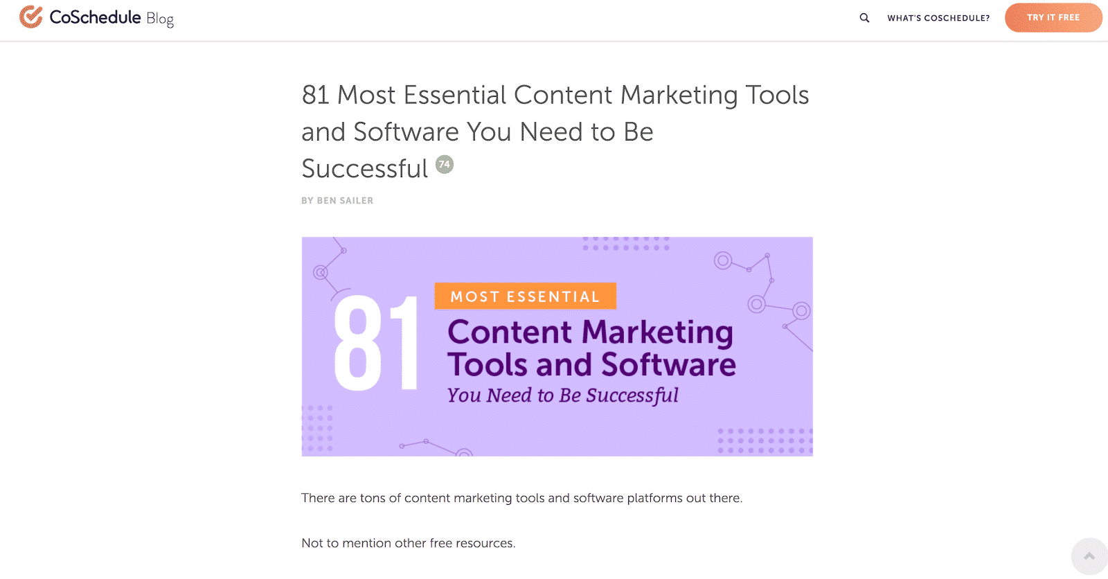 Ben Sailer of CoSchedule on Helpful Content and Skill Development - Wordable