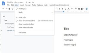 How to Add an Outline in Google Docs - Wordable