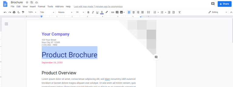How to Make a Flyer on Google Docs - Wordable