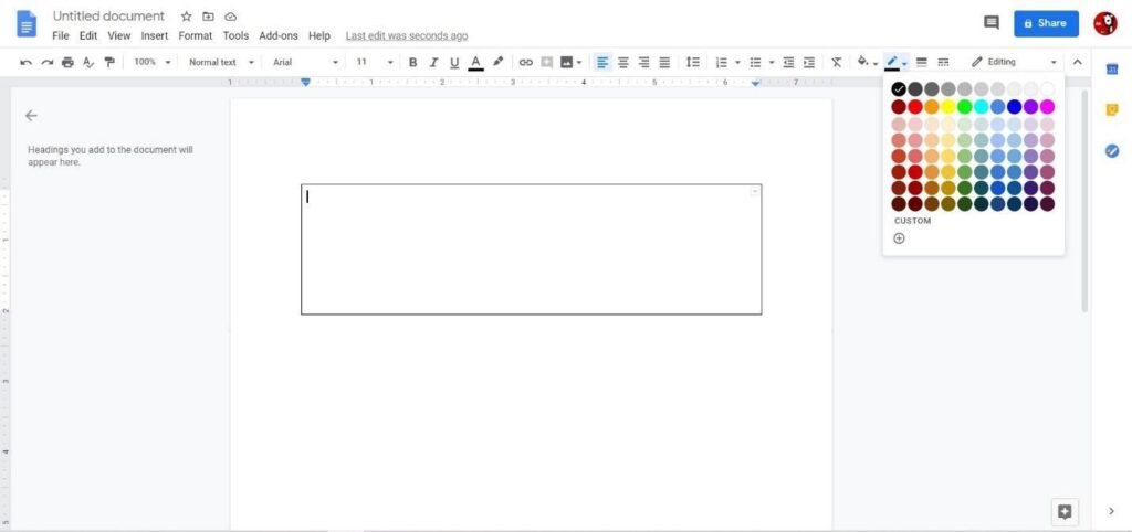 How to Add Borders in Google Docs - Wordable