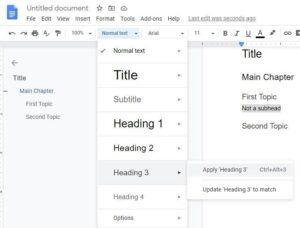 How to Add an Outline in Google Docs - Wordable