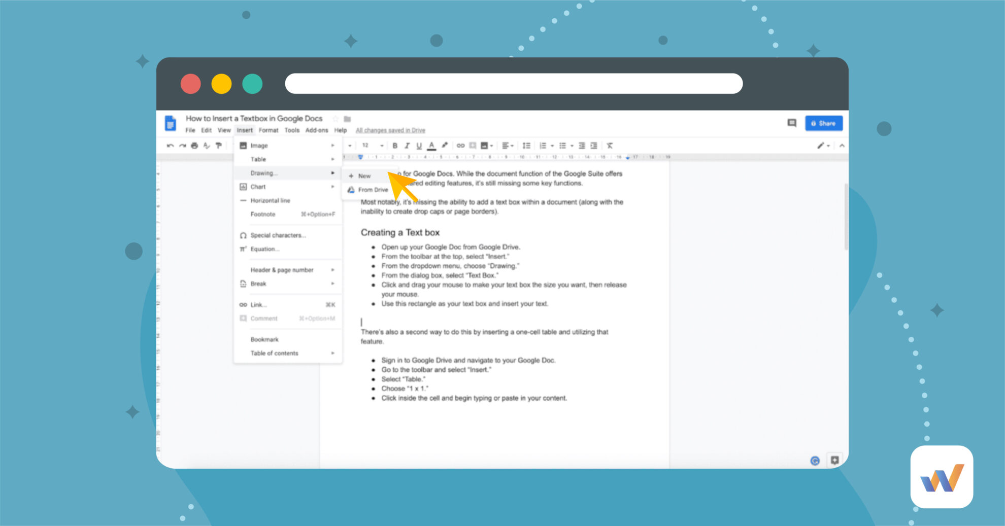 How to Insert a Text Box in Google Docs - Wordable