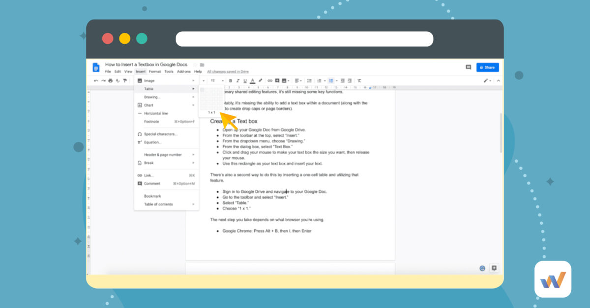 How to Insert a Text Box in Google Docs - Wordable
