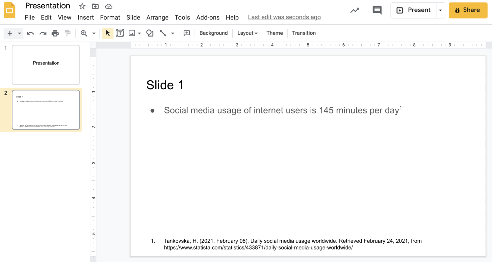 How to Add Footnotes in Google Docs and Google Slides - Wordable