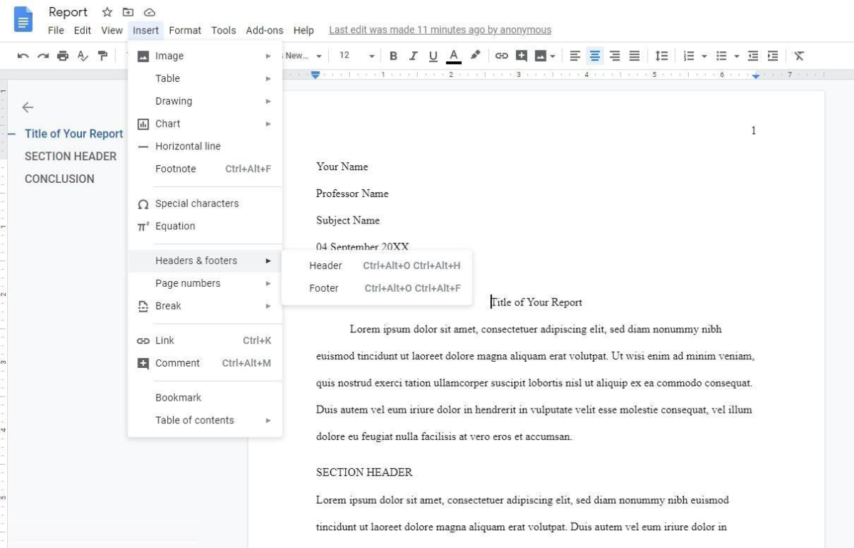 How to Apply MLA Format to Google Docs - Wordable