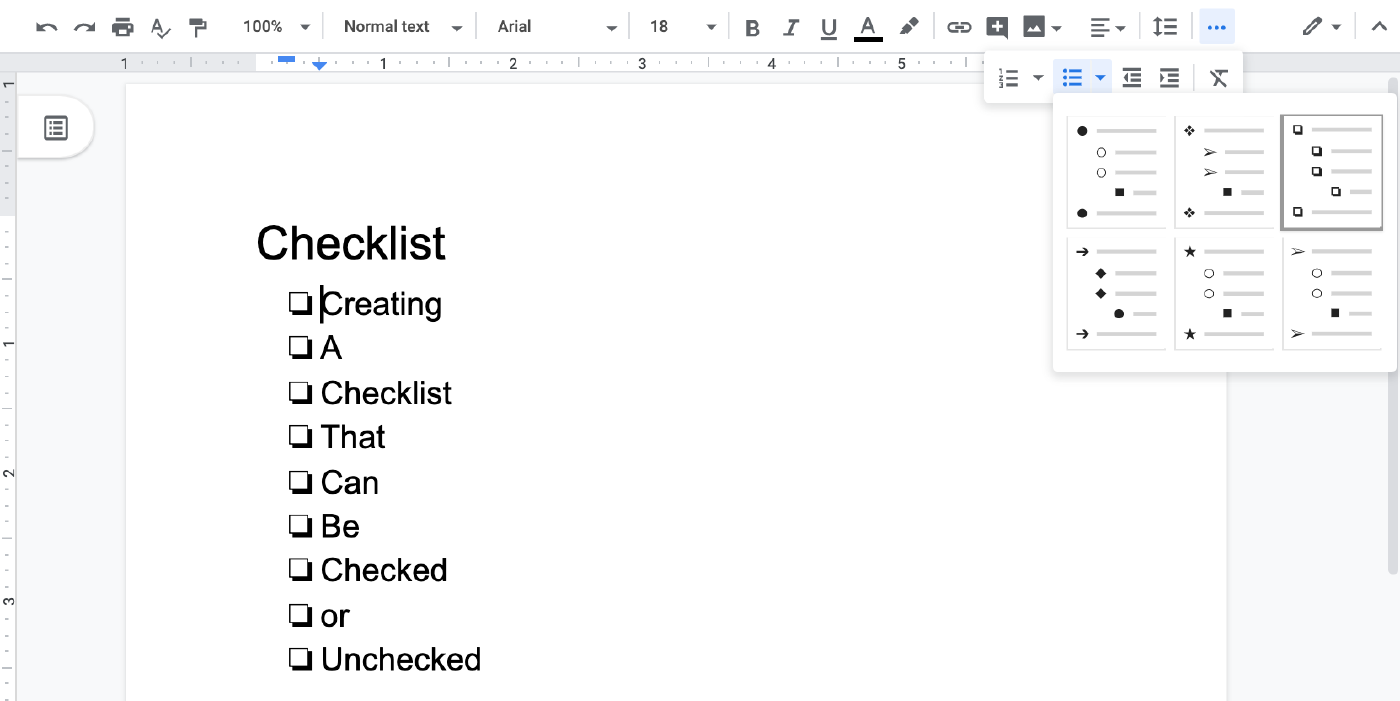 How to Create a Checklist Template in Google Docs - Wordable