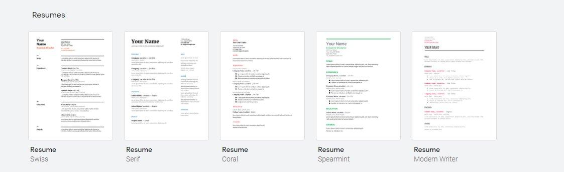 How to Create a Resume with Google Docs - Wordable