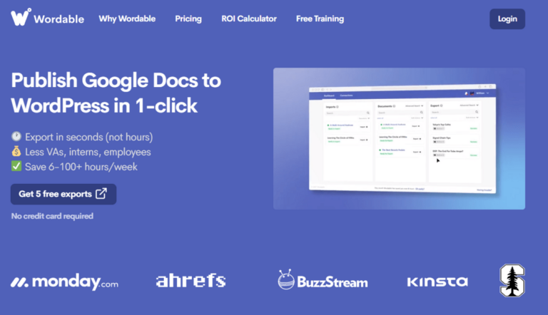 Using Google Docs for Blogging - Wordable